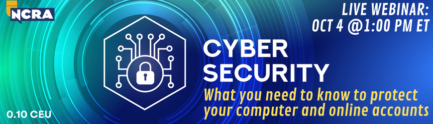 NCRA: Cybersecurity: What You Need to Know to Protect Your Computer and ...